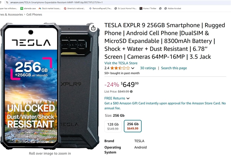 Cảnh báo về tin Elon Musk sản xuất điện thoại Tesla và đang bán trên ...